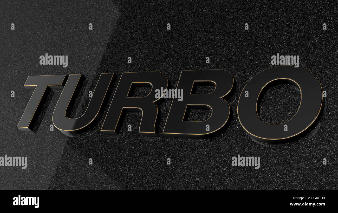 Turbo sign label badge emblem hi-res stock photography and images - Alamy
