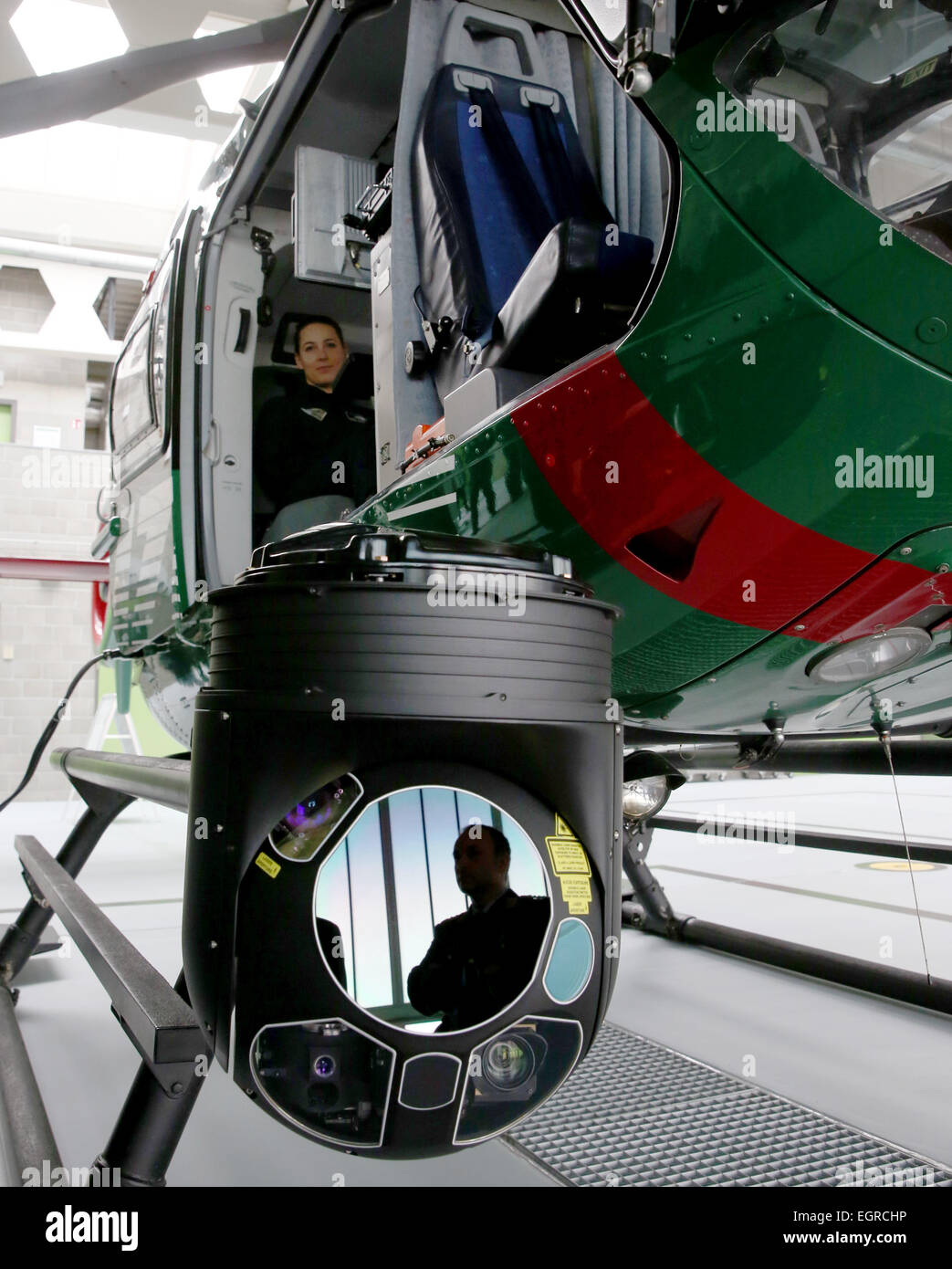 Laage, Germany. 27th Feb, 2015. A new camera system (BELOW) for ...