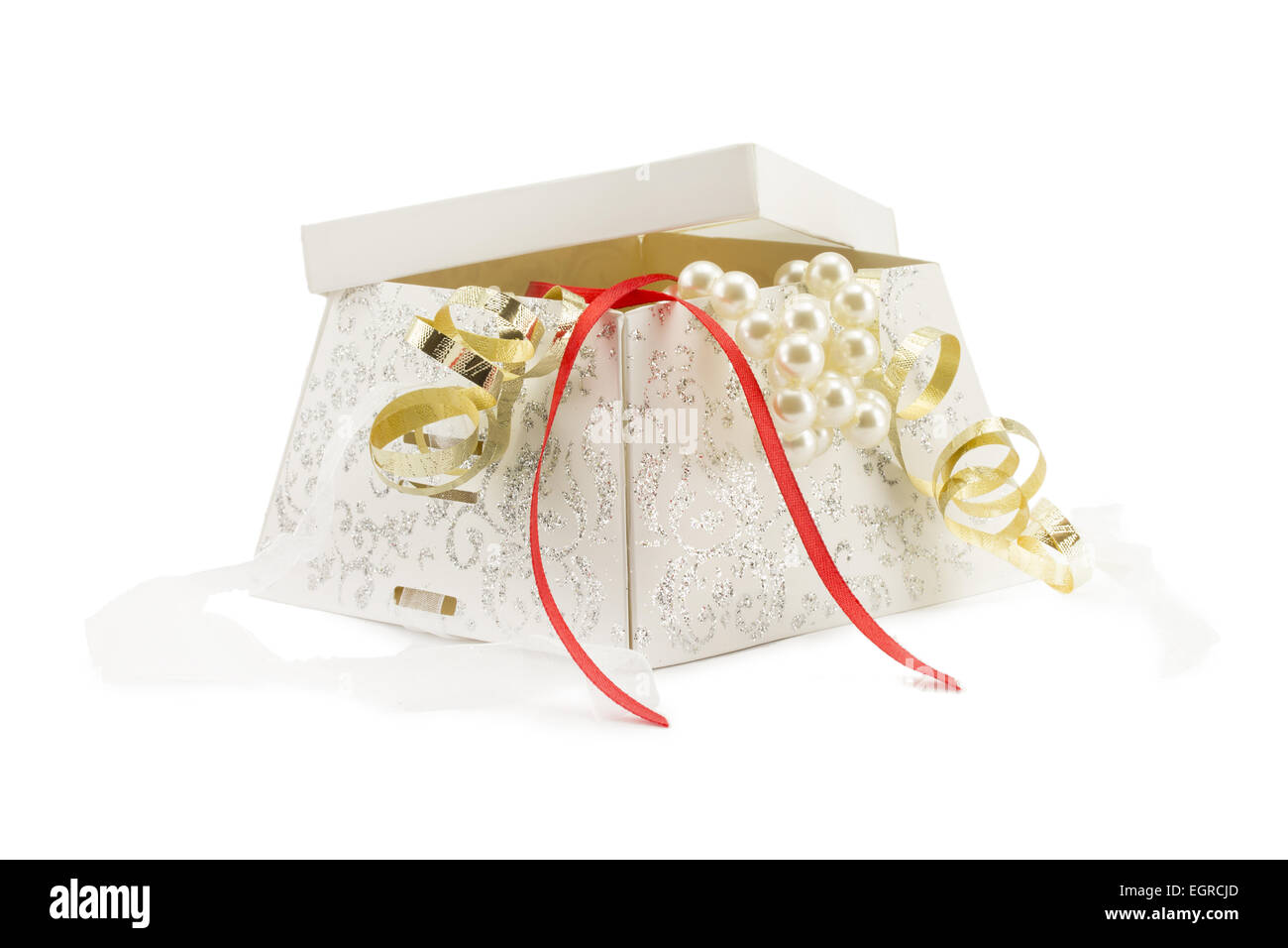 gift box isolated on white background Stock Photo - Alamy