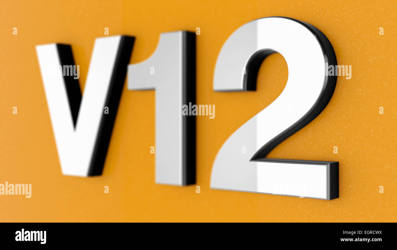 V12 design hi-res stock photography and images - Alamy