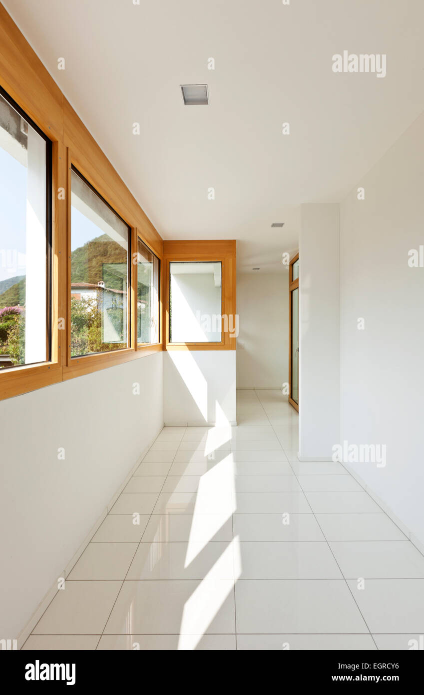 interior of a modern home, corridor Stock Photo - Alamy
