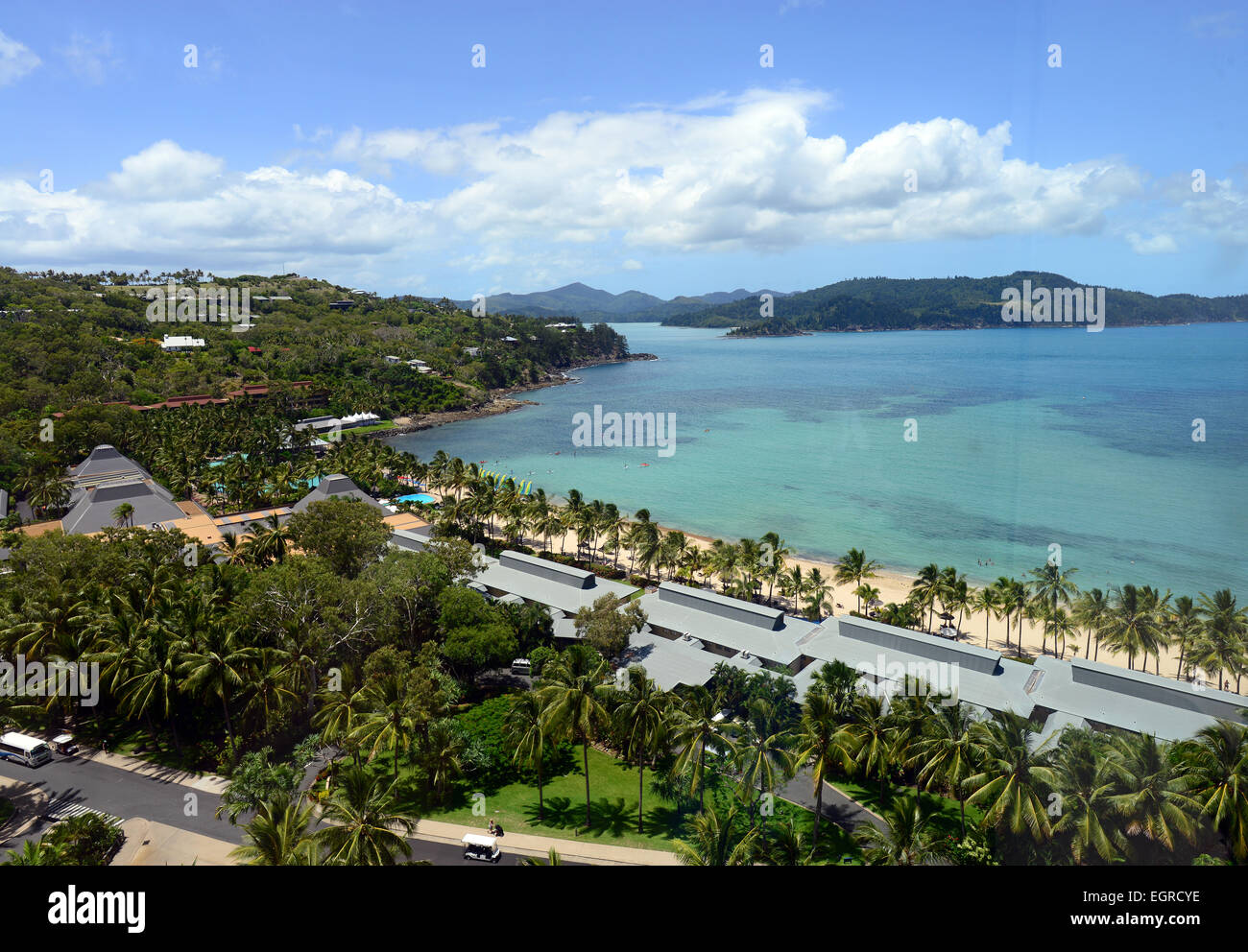 Views of Hamilton Island, which is part of a group of islands called ...