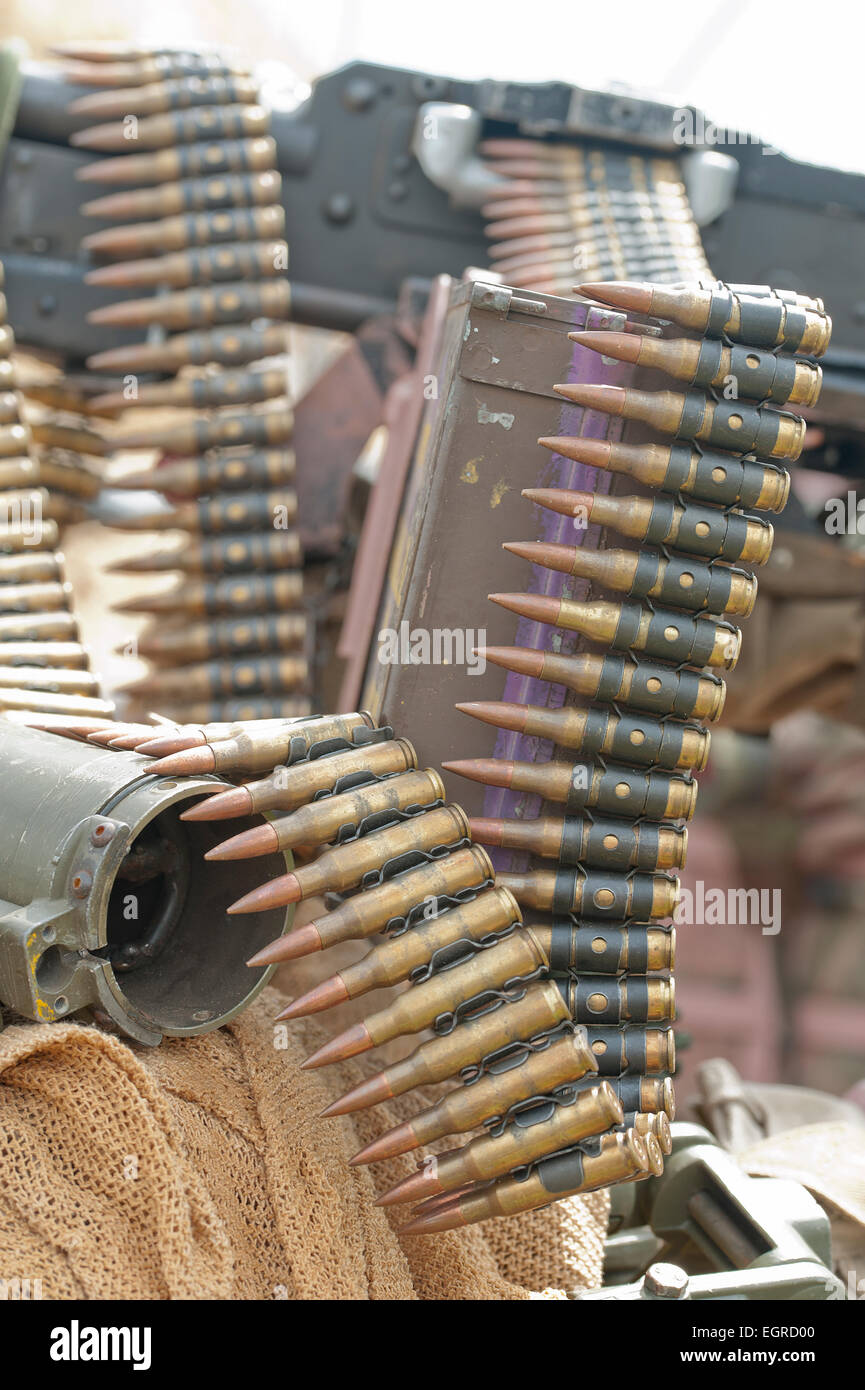 Belt fed hi-res stock photography and images - Alamy