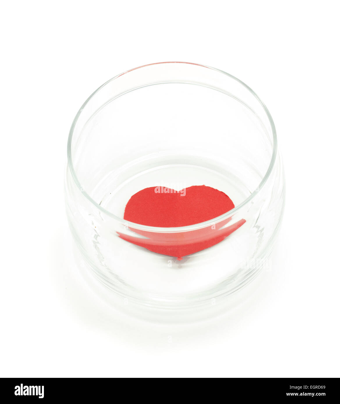 Jar red heart on Cut Out Stock Images & Pictures - Alamy