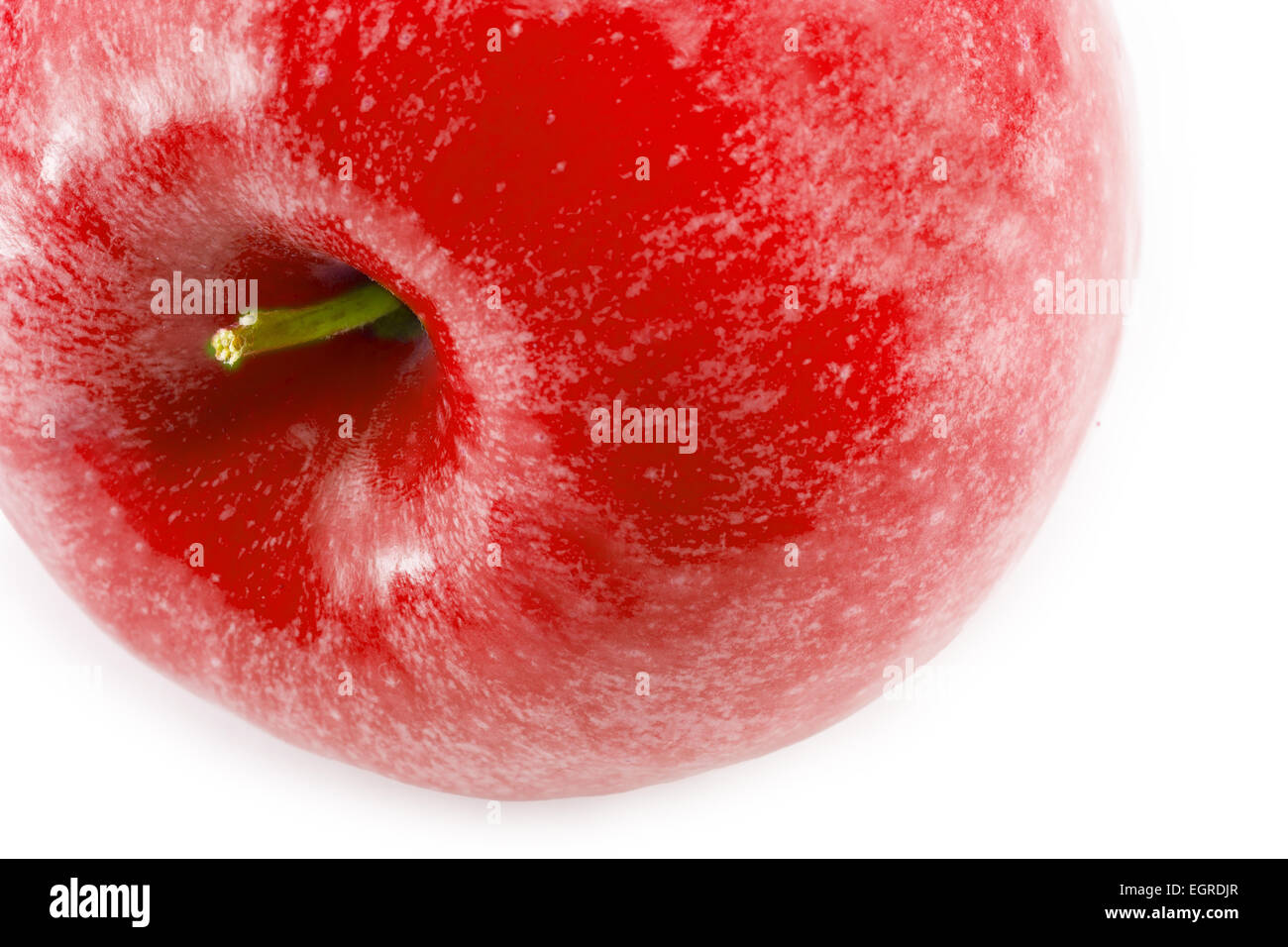 red apple on the white background Stock Photo - Alamy