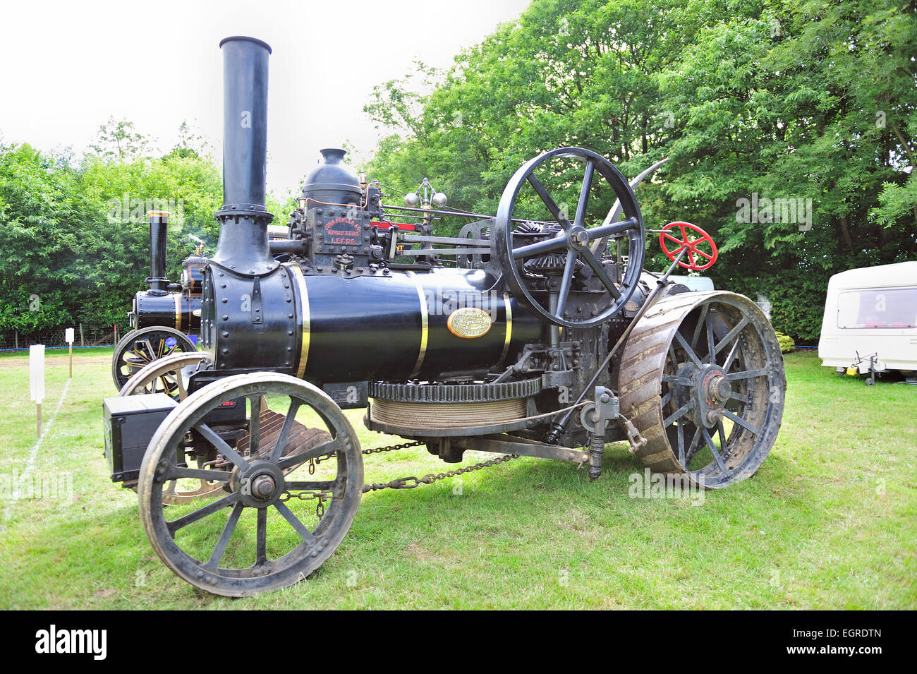 restored steam traction engine Stock Photo - Alamy