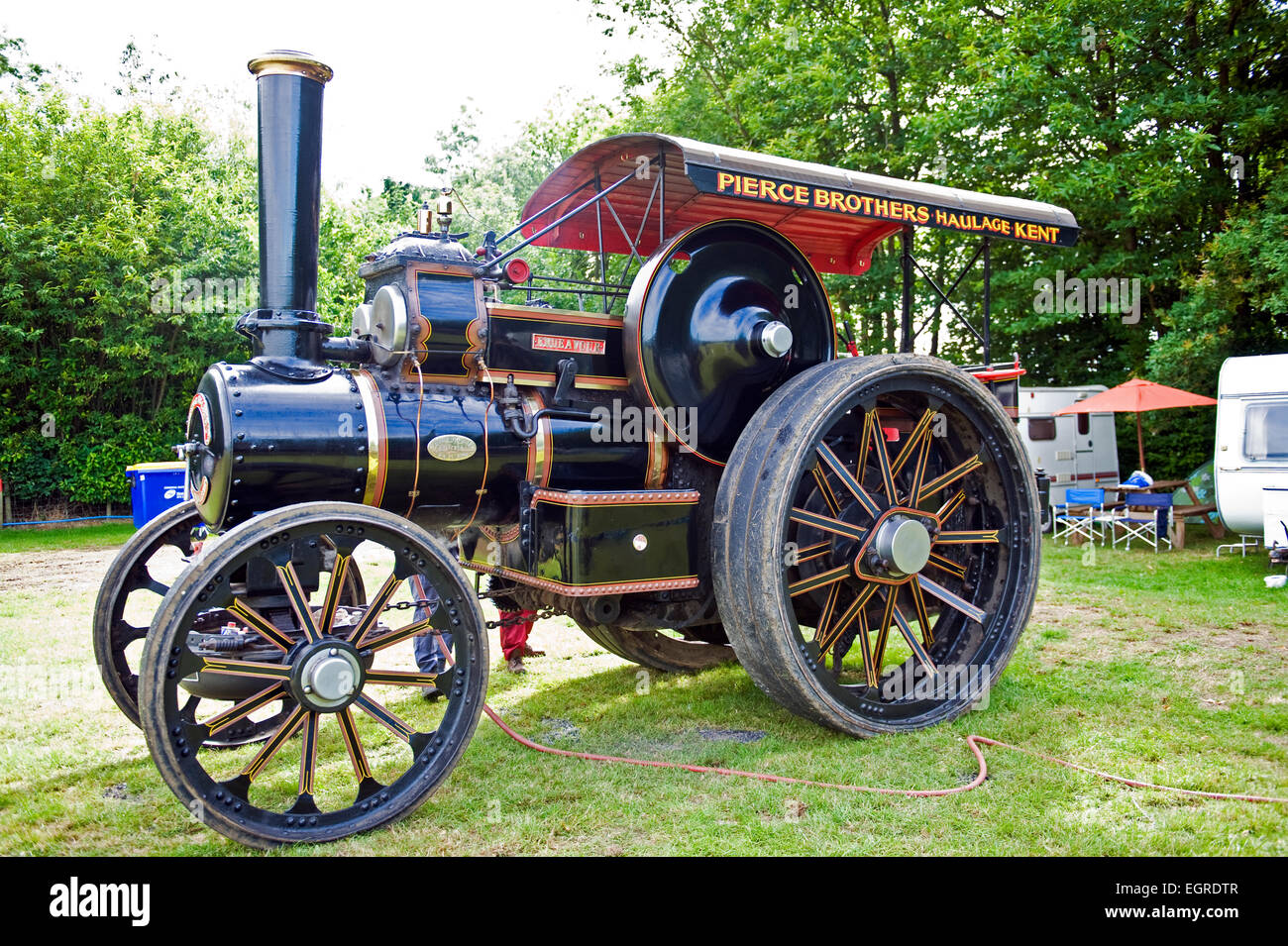 agricultural steam traction engine Stock Photo - Alamy