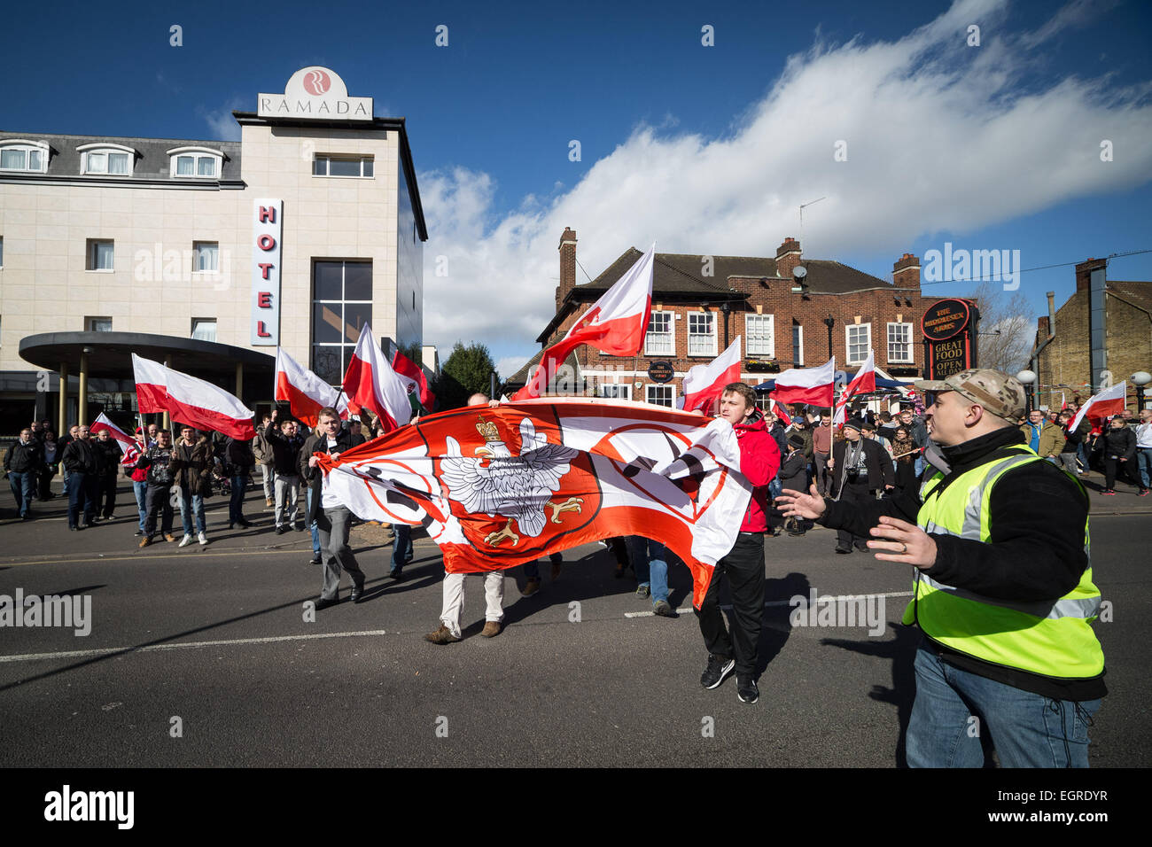 Third london march commemorating cursed soldiers hi-res stock ...