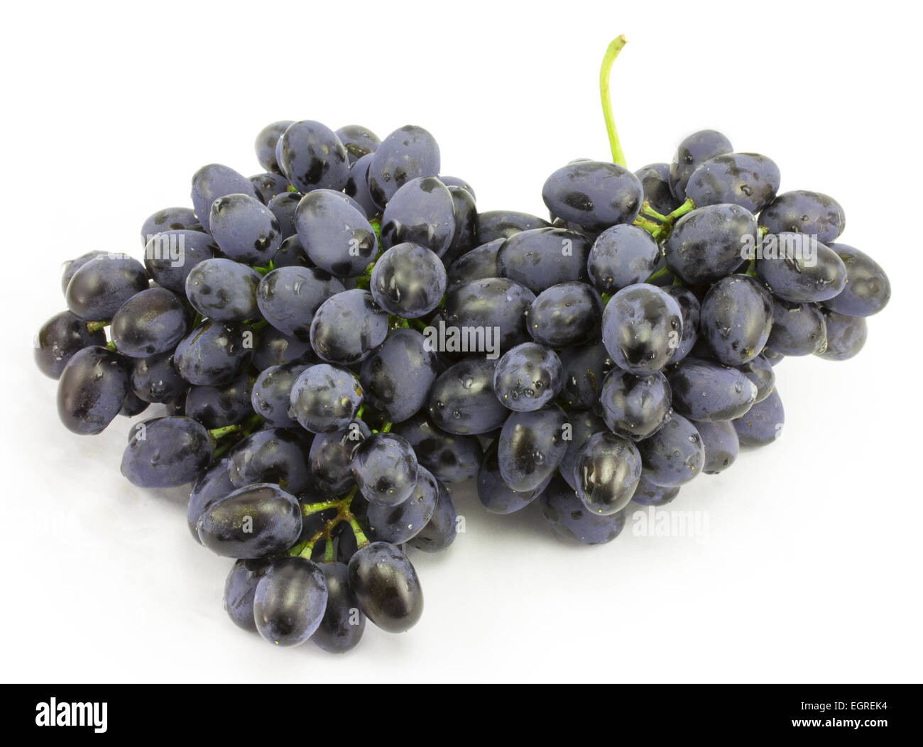large bunch of sweet blue grapes Stock Photo - Alamy