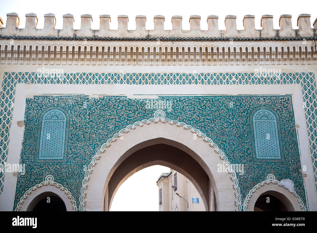 Blue gate of fez hi-res stock photography and images - Alamy