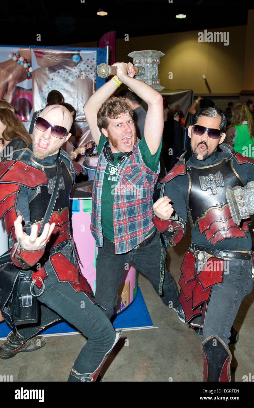 Ivan Van Norman auf der Long Beach Comic Expo 2015 im Long Beach ...