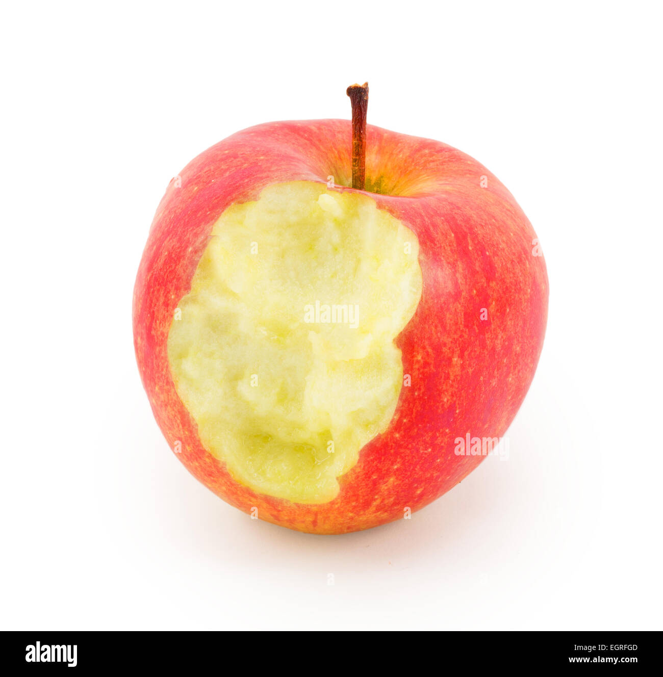 bite apple isolated on white background Stock Photo - Alamy