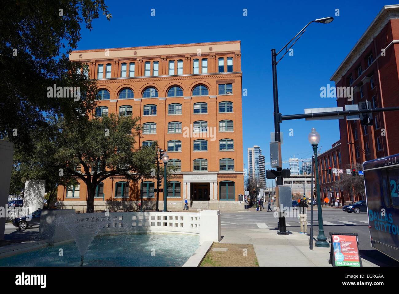 Texas School Book Depository Building, now known as Dallas County ...