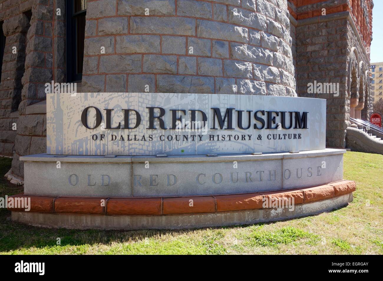 Old Red Museum, Dallas, Texas. Formerly county courthouse Stock Photo ...