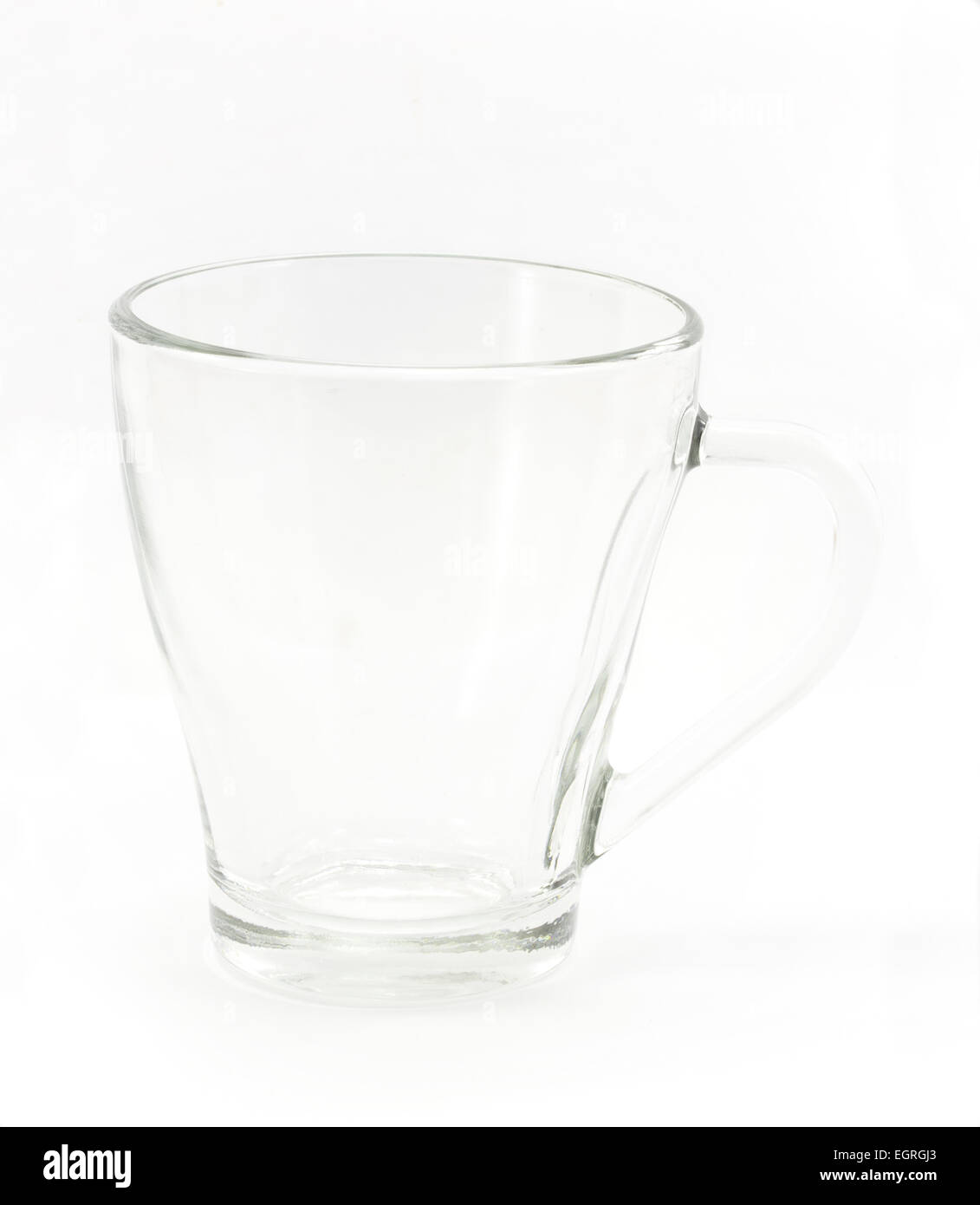 glass cup isolated on white background Stock Photo - Alamy
