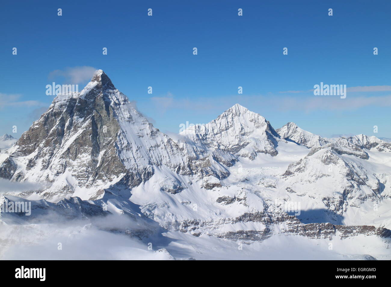 Klein Matterhorn Mountain High Resolution Stock Photography and Images ...