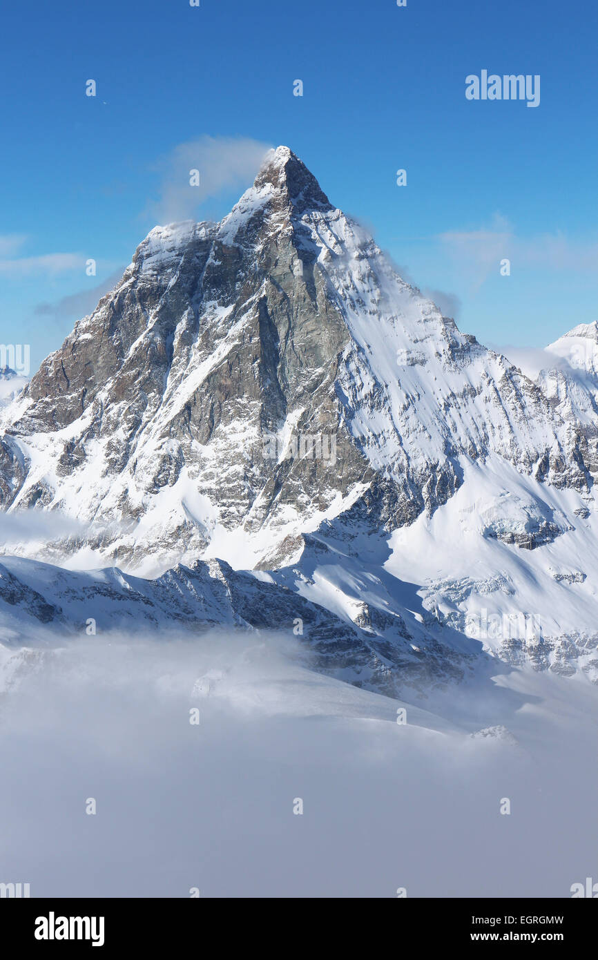 Matterhorn, Zermatt, Switzerland from Klein Matterhorn Stock Photo - Alamy