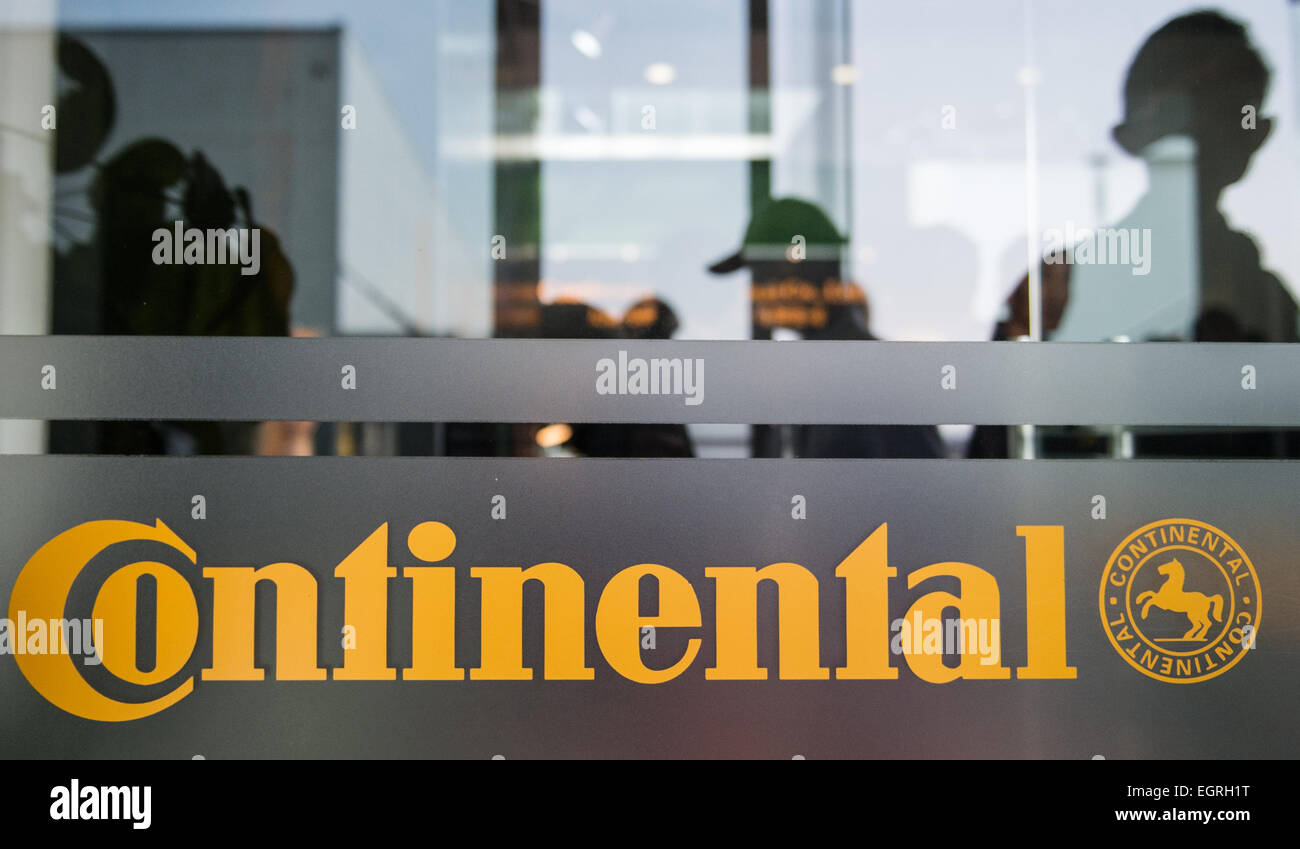 The logo of tires manufacturer 'Continental Tires' is on display at the ...