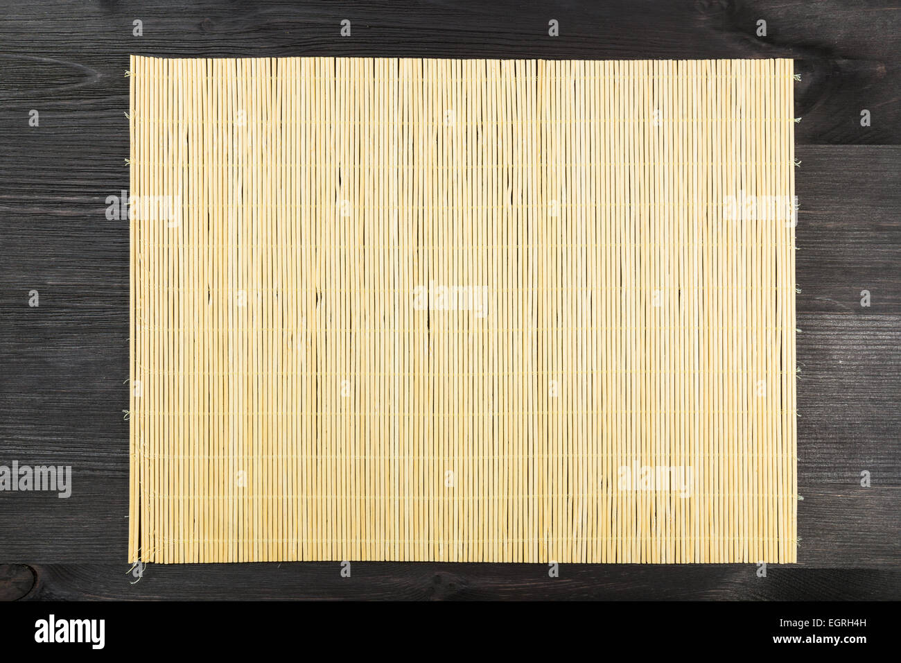 Bamboo mat background Stock Photo - Alamy