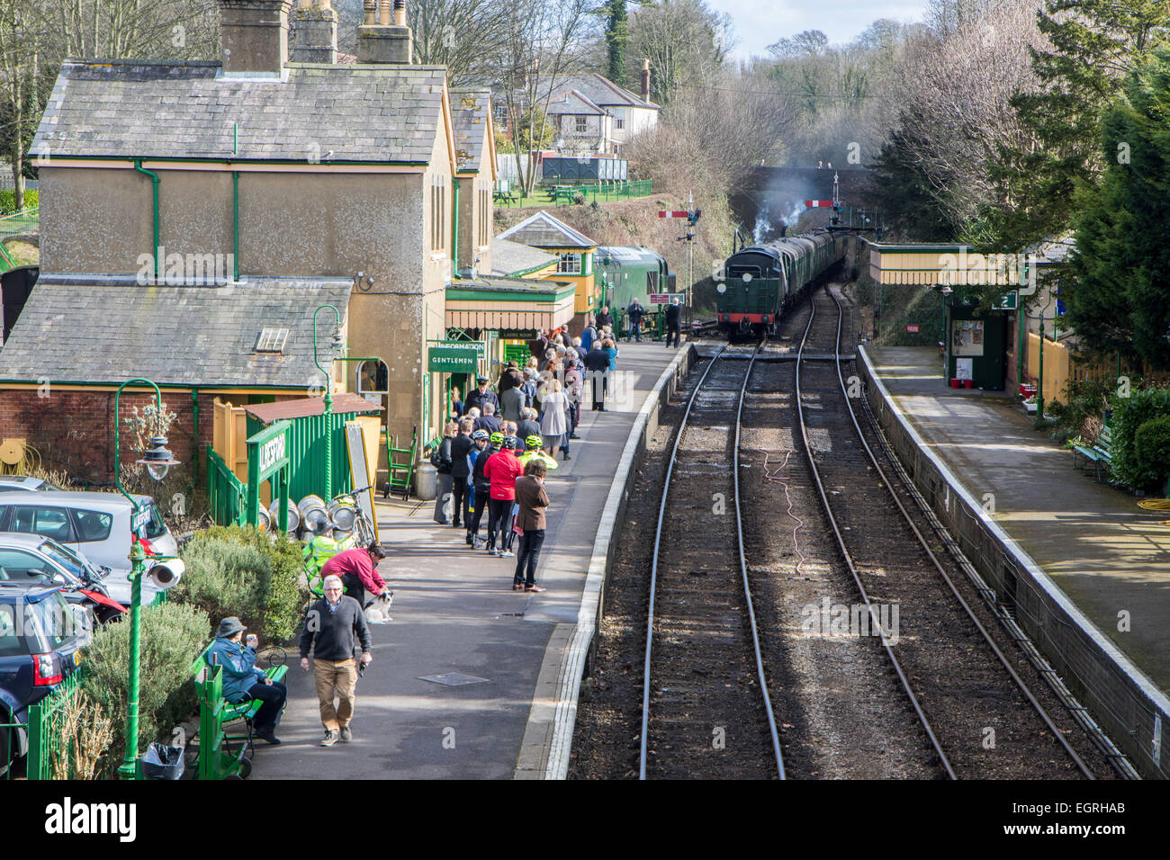 Mid Hants Railway, The Watercress Line Stock Photo - Alamy