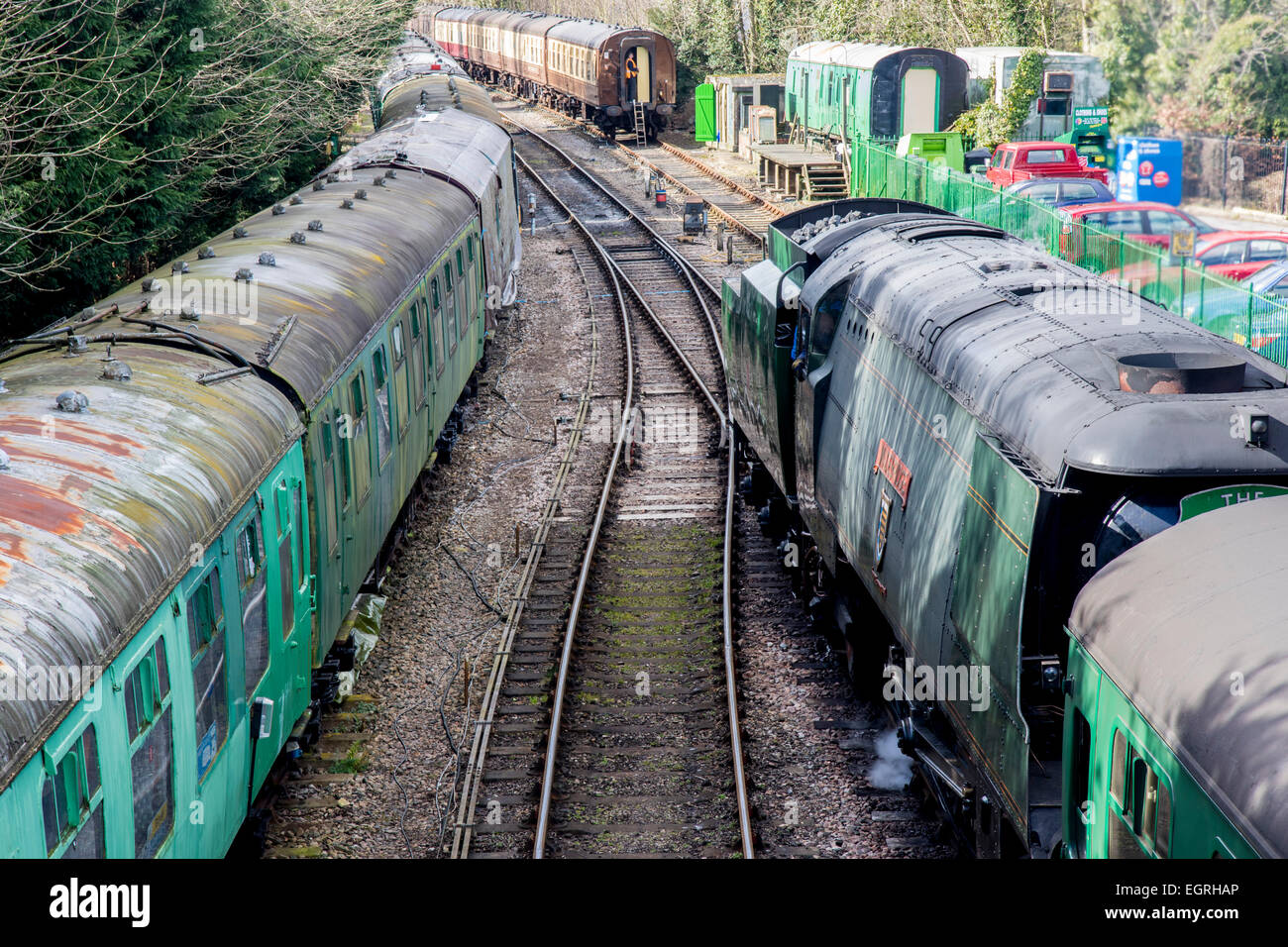 Winchester watercress line train hi-res stock photography and images ...