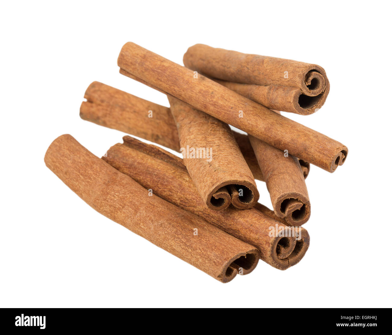 cinnamon isolated on white background Stock Photo - Alamy