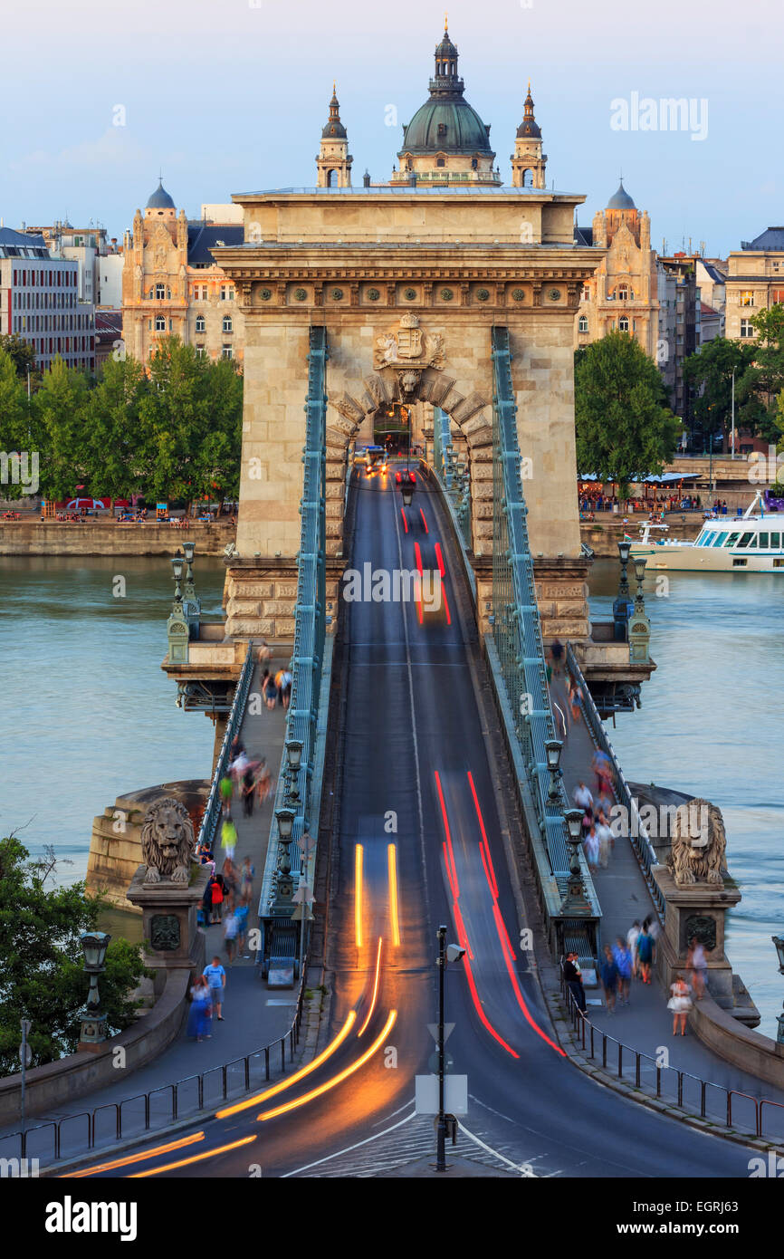 Chain Bridge, Budapest, Hungary Stock Photo - Alamy