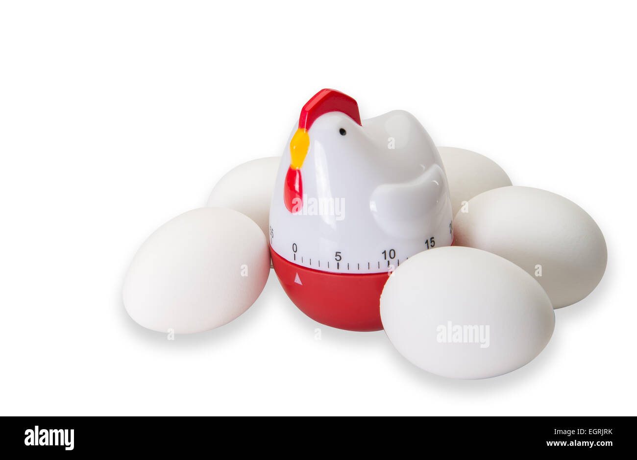 Kitchen egg timer and tools for boiling eggs Stock Photo - Alamy
