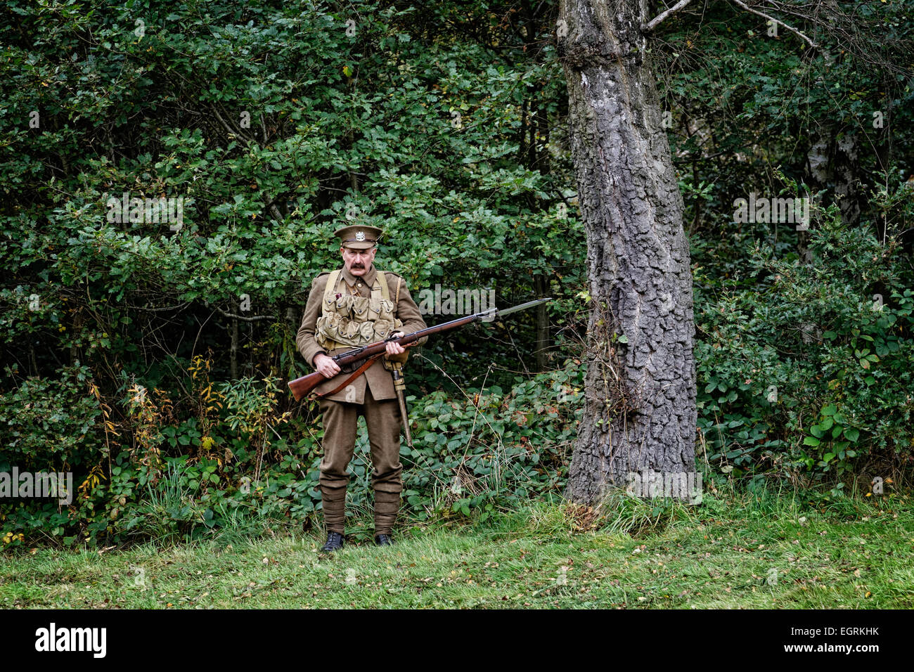 Living historian of the Manchester Regiment in British pattern service ...