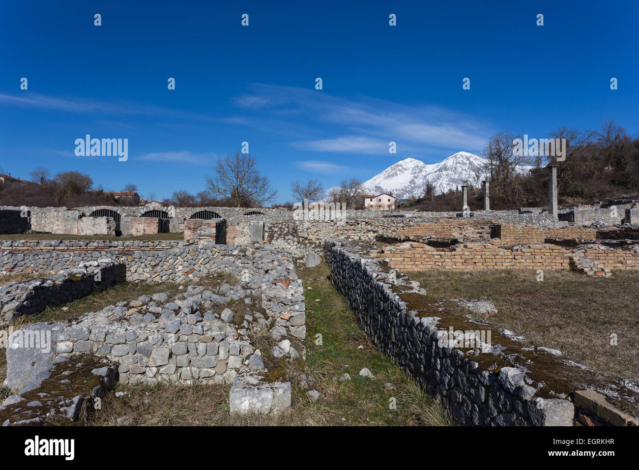 Alba Fucens (Italy) - An evocative Roman archaeological site with ...