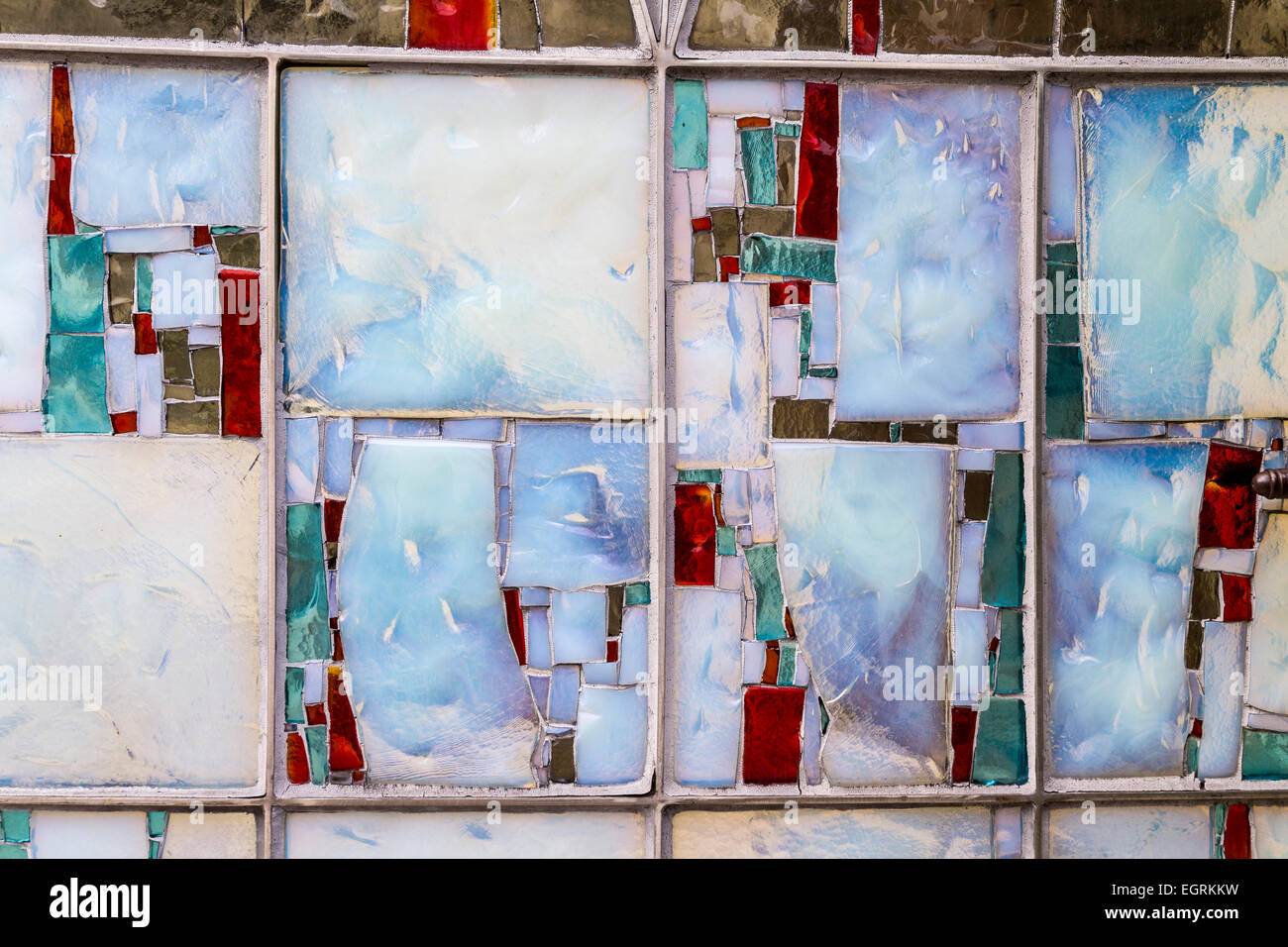 Detail of a colorful window. Good image to be used as background Stock ...