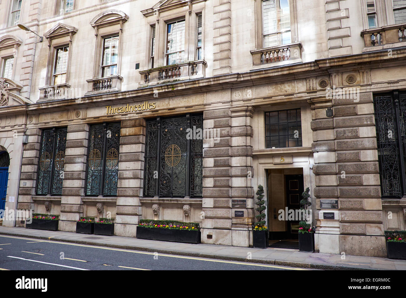 Threadneedles Marriott Hotel Threadneedle Street City Of London UK ...