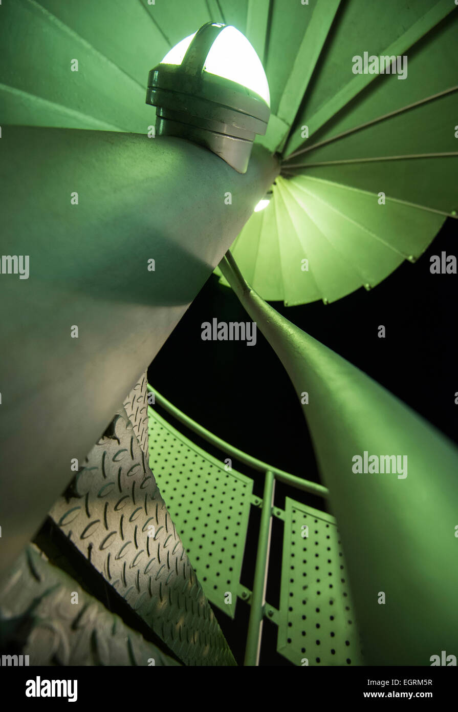 Abstract image of a spiral fire escape on the Jubilee Campus ...