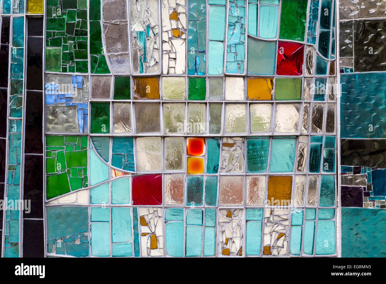 Detail of a colorful window. Good image to be used as background Stock ...