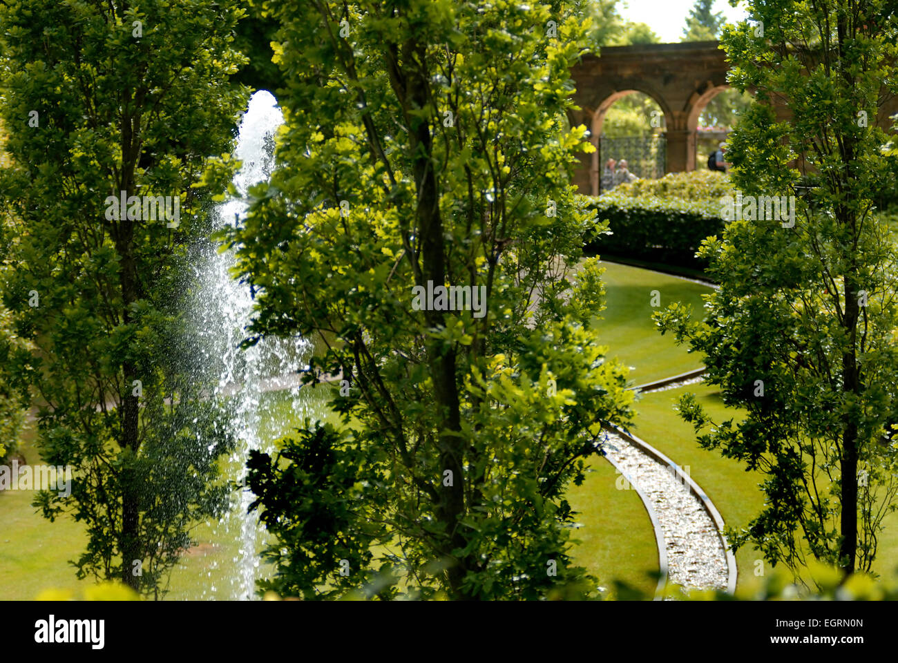 The Alnwick Garden Stock Photo - Alamy