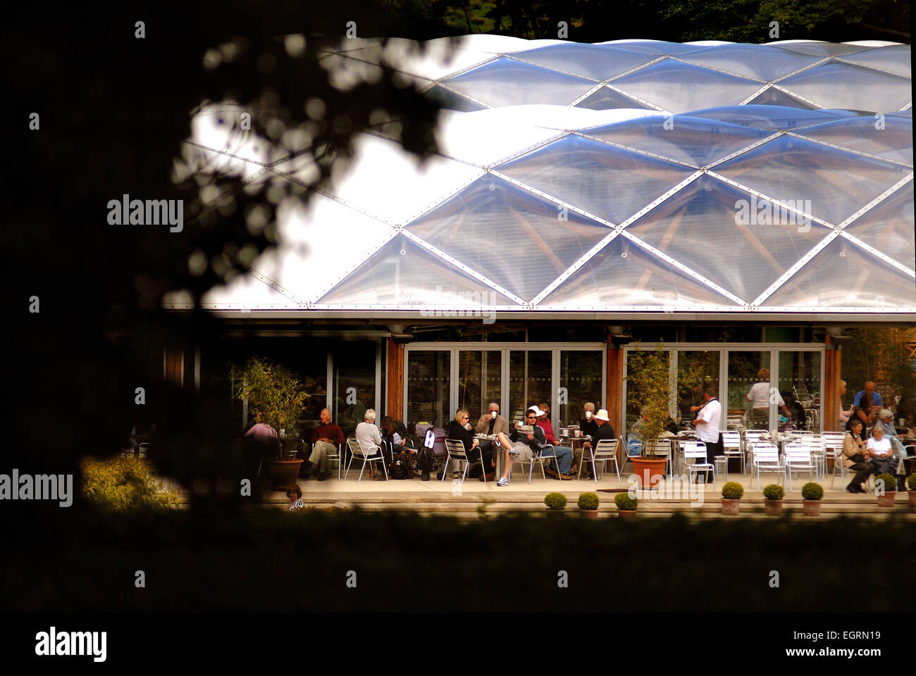The pavilion, Alnwick Garden Stock Photo - Alamy