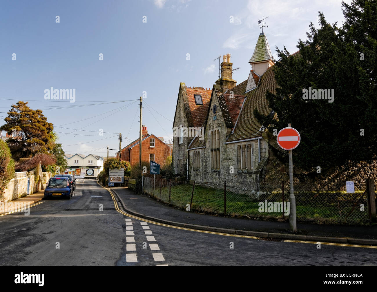 The Community library is housed in the Old School House, Niton, Isle of ...