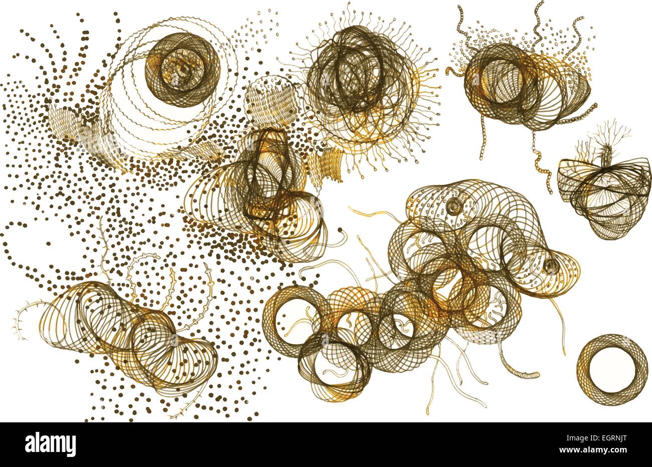 An hand drawn illustration - abstract formula (drawing marker Stock ...