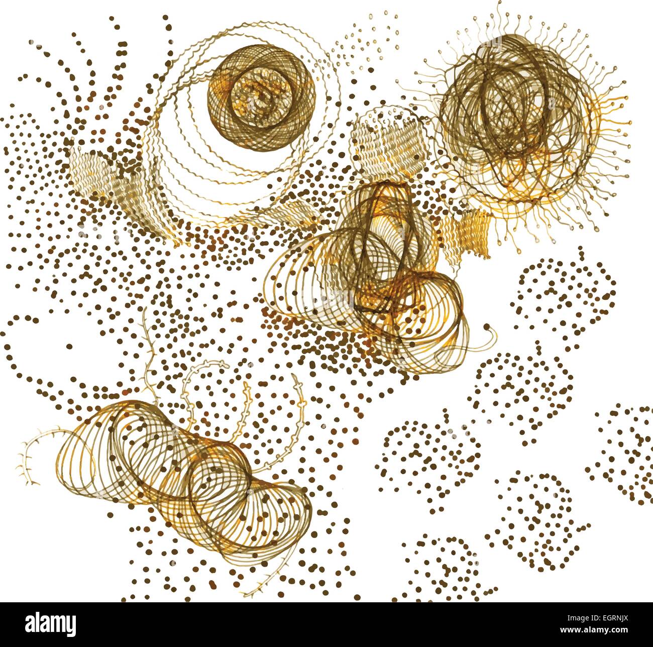 An hand drawn illustration - abstract formula (drawing marker Stock ...