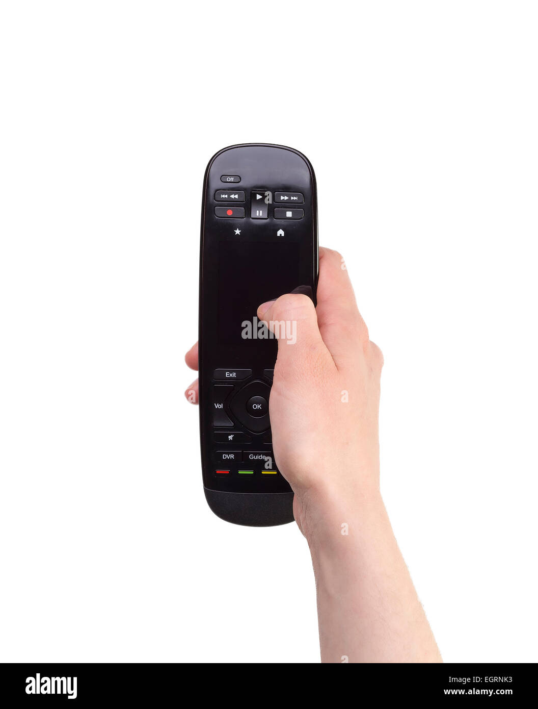 Female Hand Holding a Remote Controller Stock Photo - Alamy