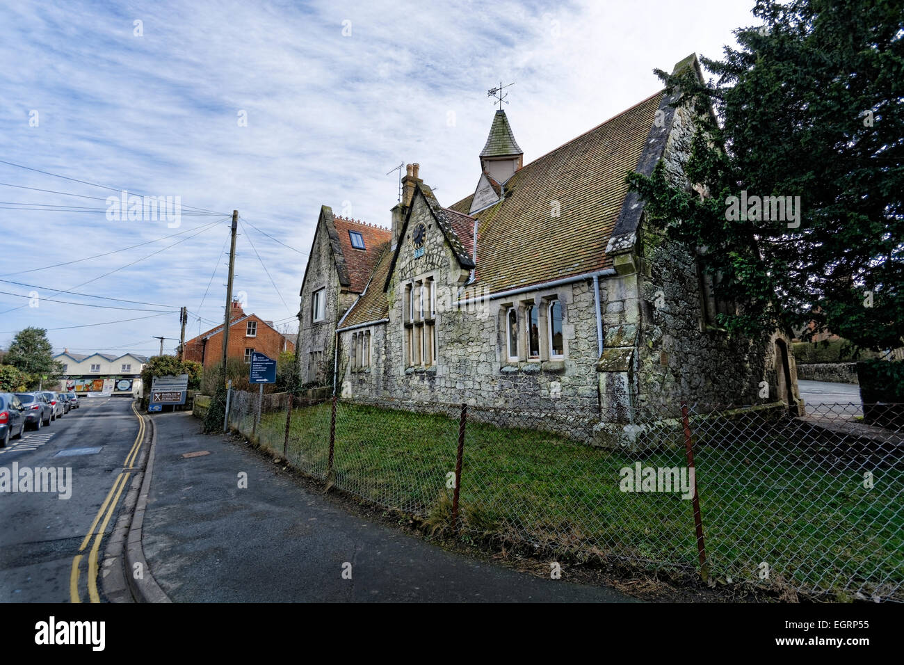 The Community library is housed in the Old School House, Niton, Isle of ...