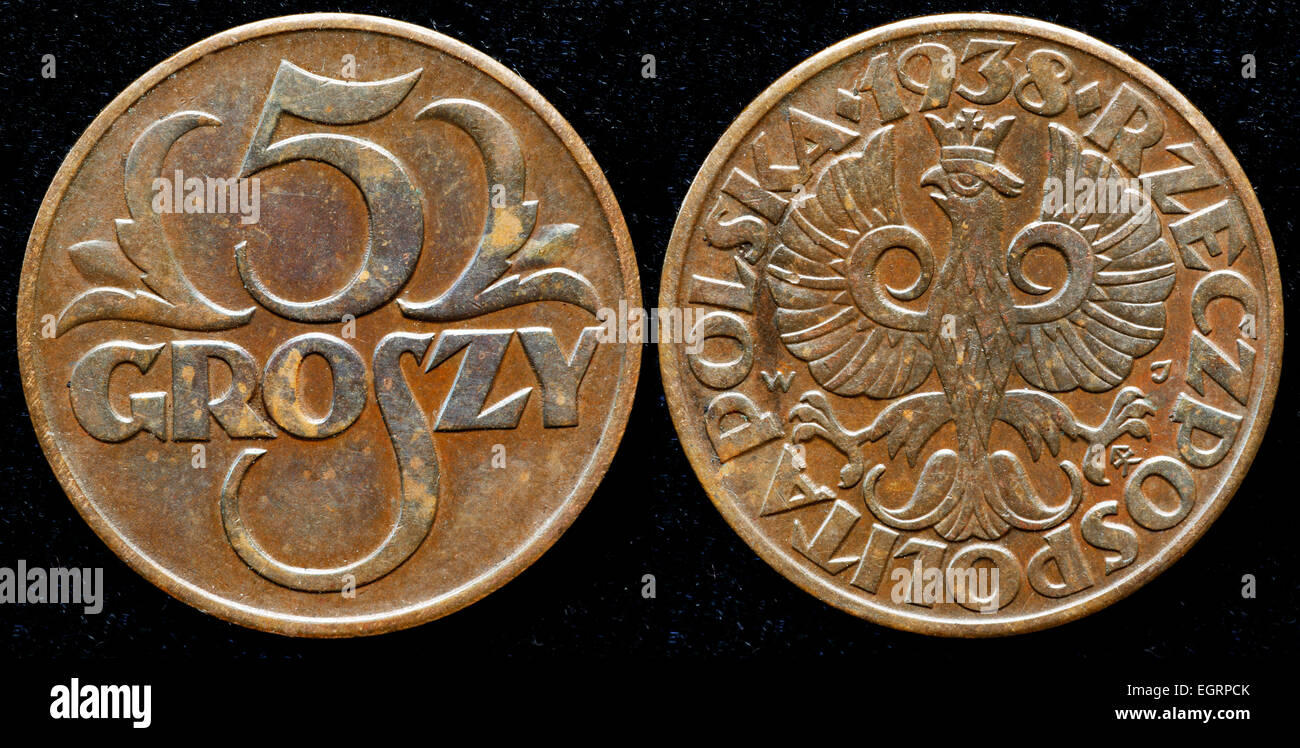 Groszy polish coins hi-res stock photography and images - Alamy