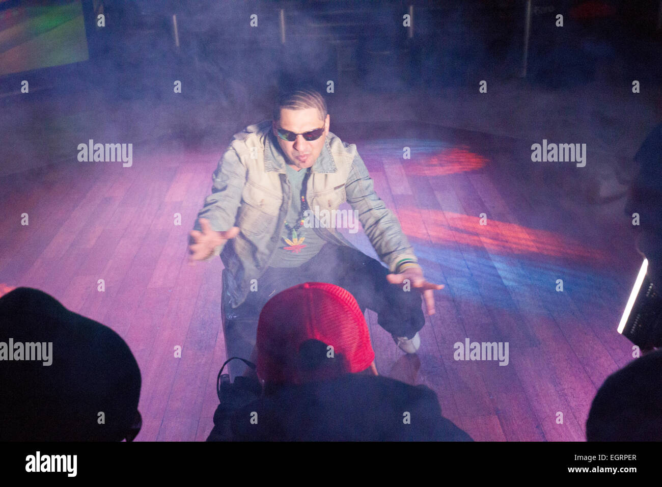 Lake Windermere, UK. 1st March, 2015. Ras Sherby & Mirza Mc , Shooting ...