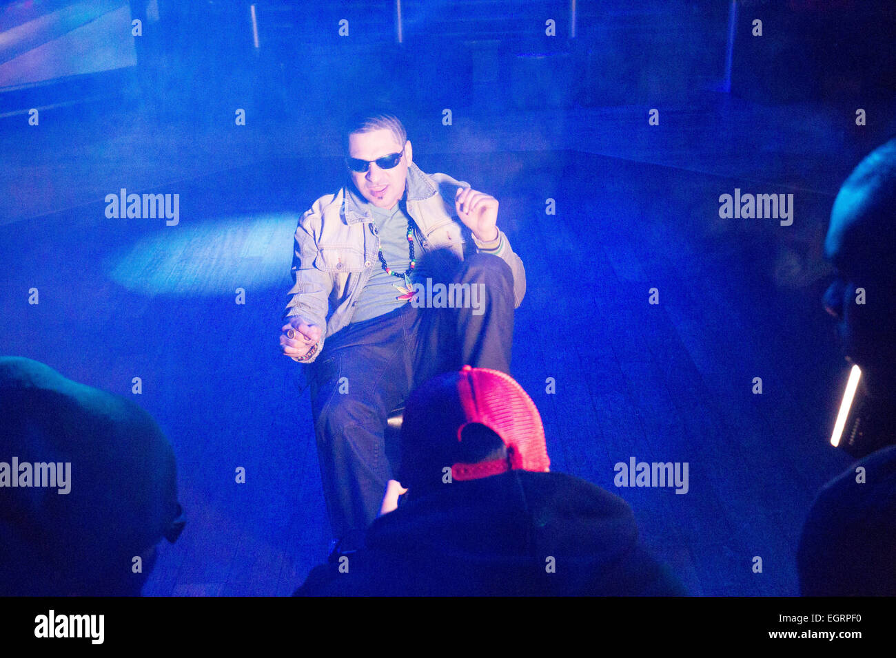 Lake Windermere, UK. 1st March, 2015. Ras Sherby & Mirza Mc , Shooting ...