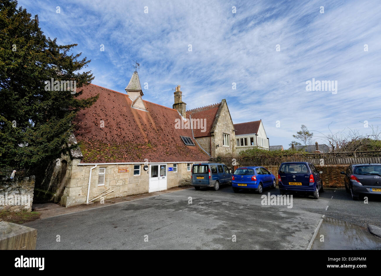 The Community library is housed in the Old School House, Niton, Isle of ...