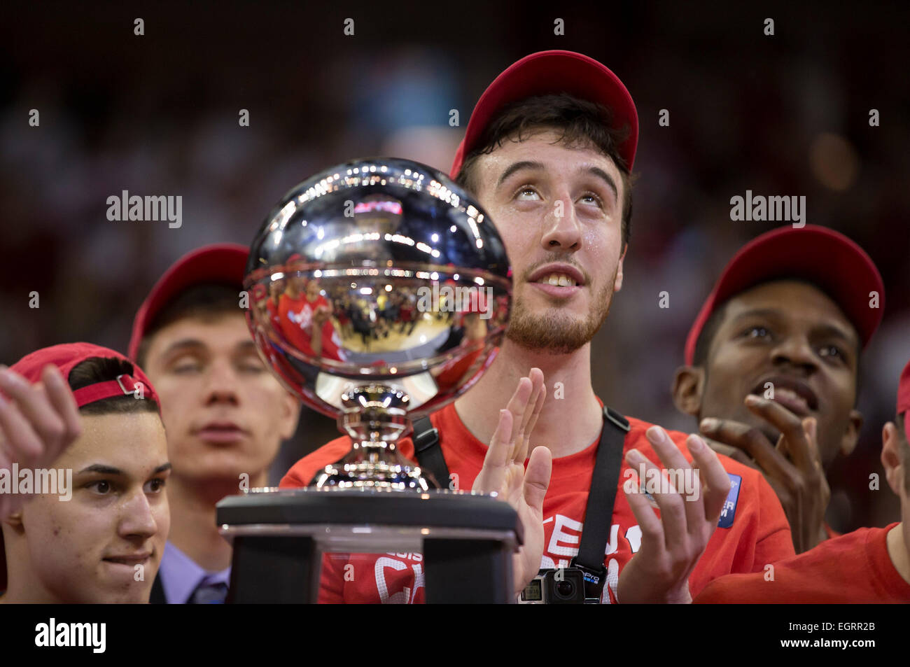 Madison, Wisconsin, USA. 1st March, 2015. Wisconsin Badgers forward ...