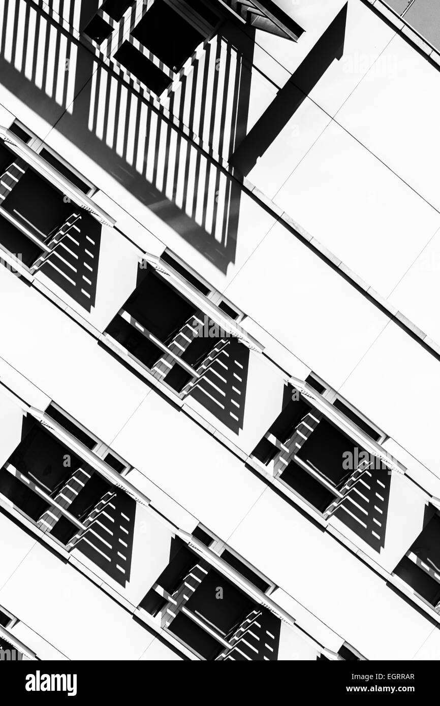 Detail of windows in a modern building Stock Photo - Alamy