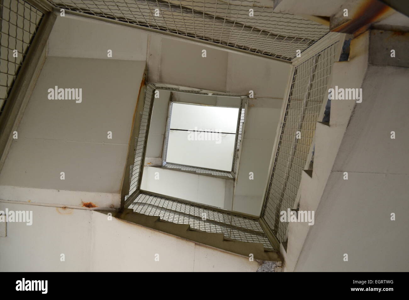 Staircase From Below Stock Photo - Alamy
