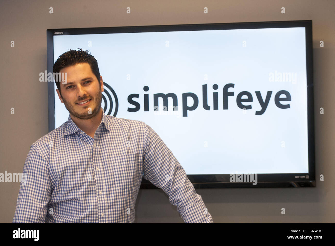 Los Angeles, California, USA. 17th Feb, 2015. Ryan Hungate, CEO of Aro ...