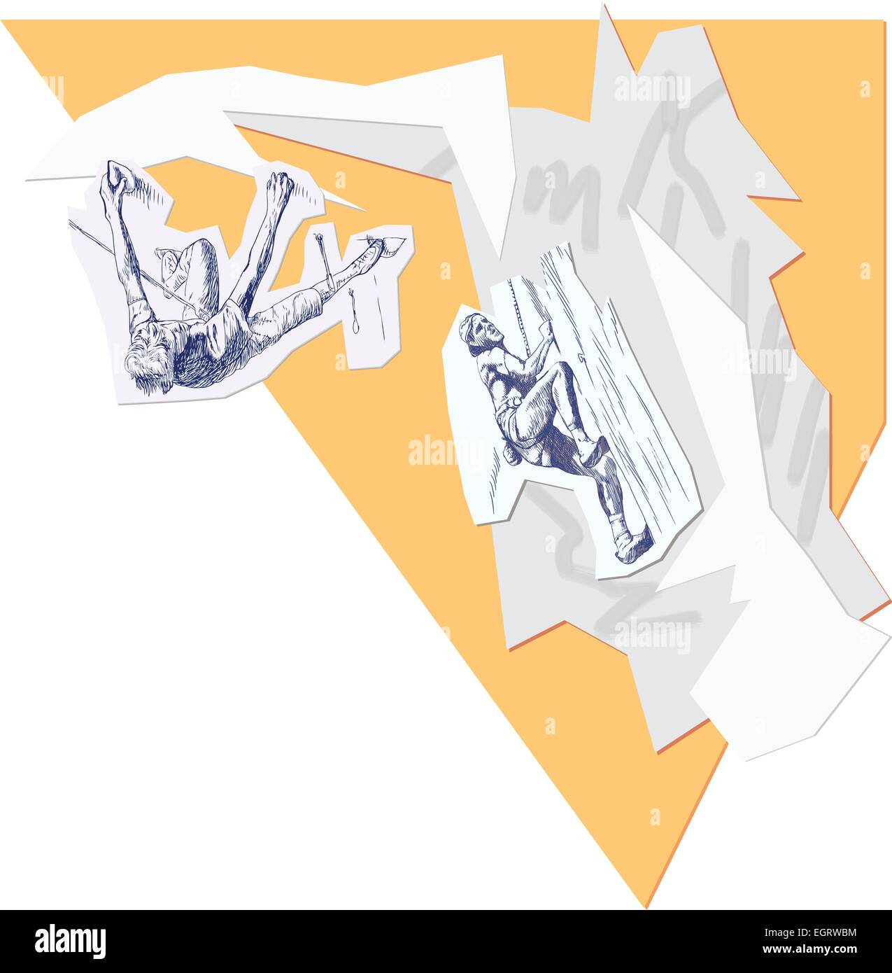 Activities mountaineer Stock Vector Images - Alamy